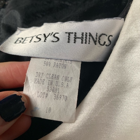 Betsy’s Things | Dresses | Vintage Velvet Betsys Things Dress | Poshmark